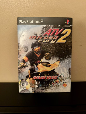 Vintage 2002 PlayStation 2 ATV Offroad Fury 2 Demo Disc – Rare PS2 ...
