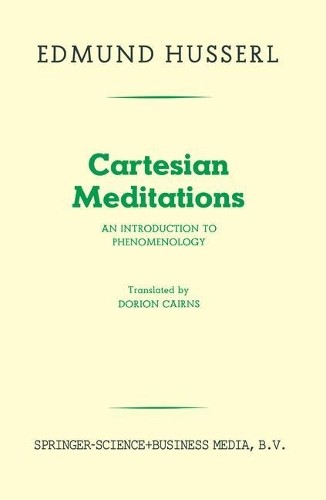 Edmund Husserl Cartesian Meditations (Paperback) (UK IMPORT ...