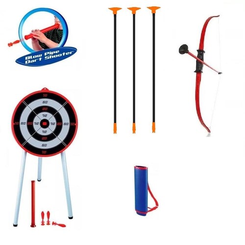 KIDS BOW AND ARROW SETS WITH ARROWS TARGET BOARD TOY ARCHERY SHOOTING ...