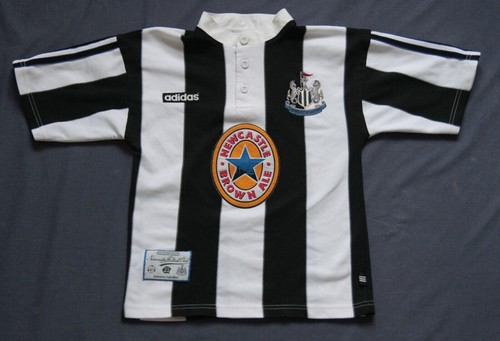 Adidas Newcastle United Football Shirt Jersey Vintage 90s 1995-97 Large ...
