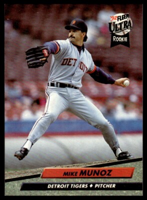 1992 Fleer Ultra #367 Mike Munoz Detroit Tigers | eBay