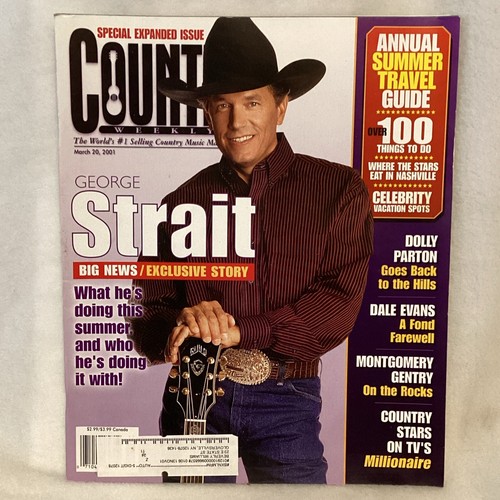 2001 March 20 Country Weekly Magazine George Strait Exclusive Expanded ...