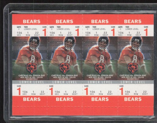 2003 Fleer Authentix #119A Rex Grossman Booster Ticket | eBay