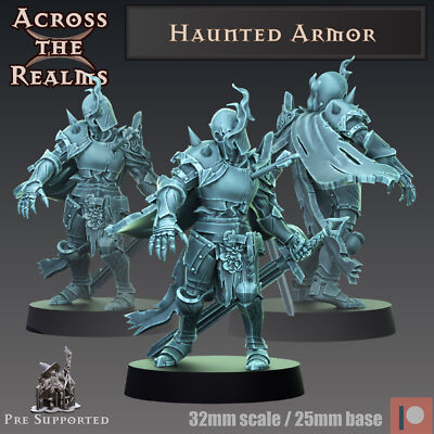 Haunted Armor | DnD Miniatures | Tabletop Gaming| Tabletop Miniature ...