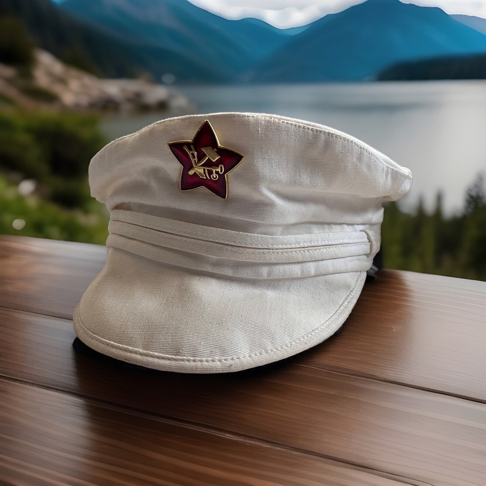 WW1 or WW2 Bolsheviks Russian Soviet Early Style Officers Visor Hat Cap ...