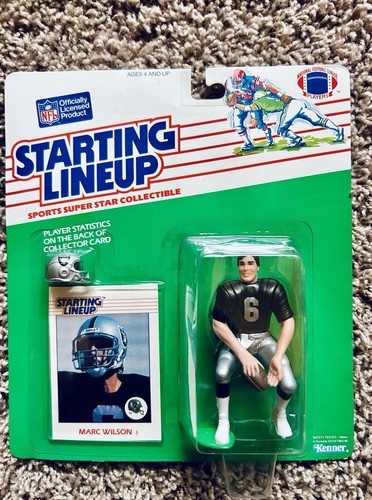 1988 Marc Wilson Starting Lineup figure - Los Angeles Raiders Unopened ...