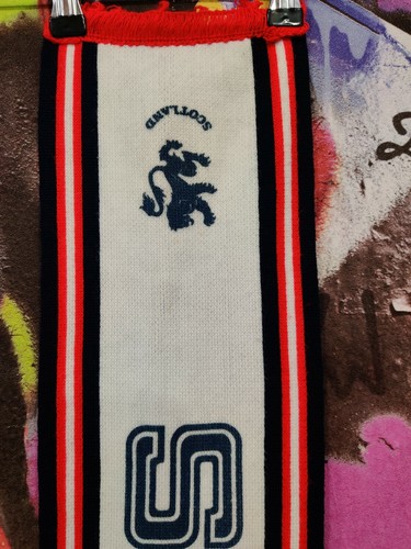Scotland National Football Team Soccer Vintage Retro Old Scarf Length ...