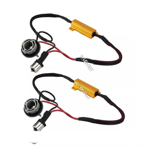 1156 BA15s LED Decoder Resistor Fix Error Code Turn Signal Light Hyper ...