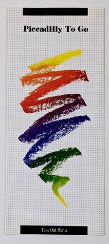 1990s Piccadilly Restaurant Take Out Menu Vintage Brochure Home Style ...