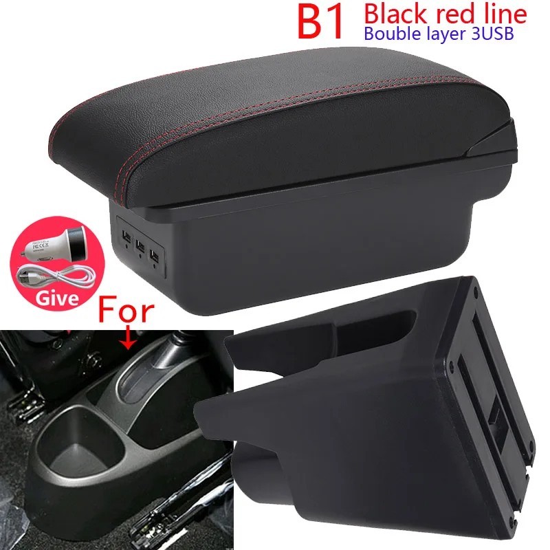 Armrest Box Car Interior Citroen C1 Peugeot 107 Toyota Aygo BJ Storage ...