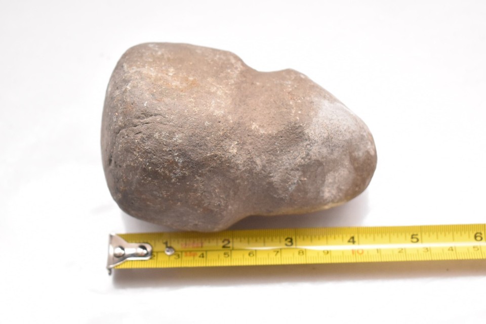 OLD Native American Indian Stone Grooved Axe Mallet Tool Head Artifact ...