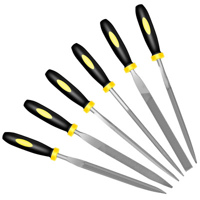 6Pcs Metal Needle File Set Small Hardened Carbon Steel File Mini Hand ...