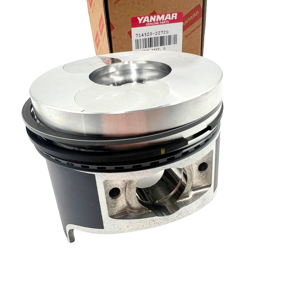 Genuine Yanmar 714320-22720 Piston with Rings for L100N2 L100N5 L100N6 ...