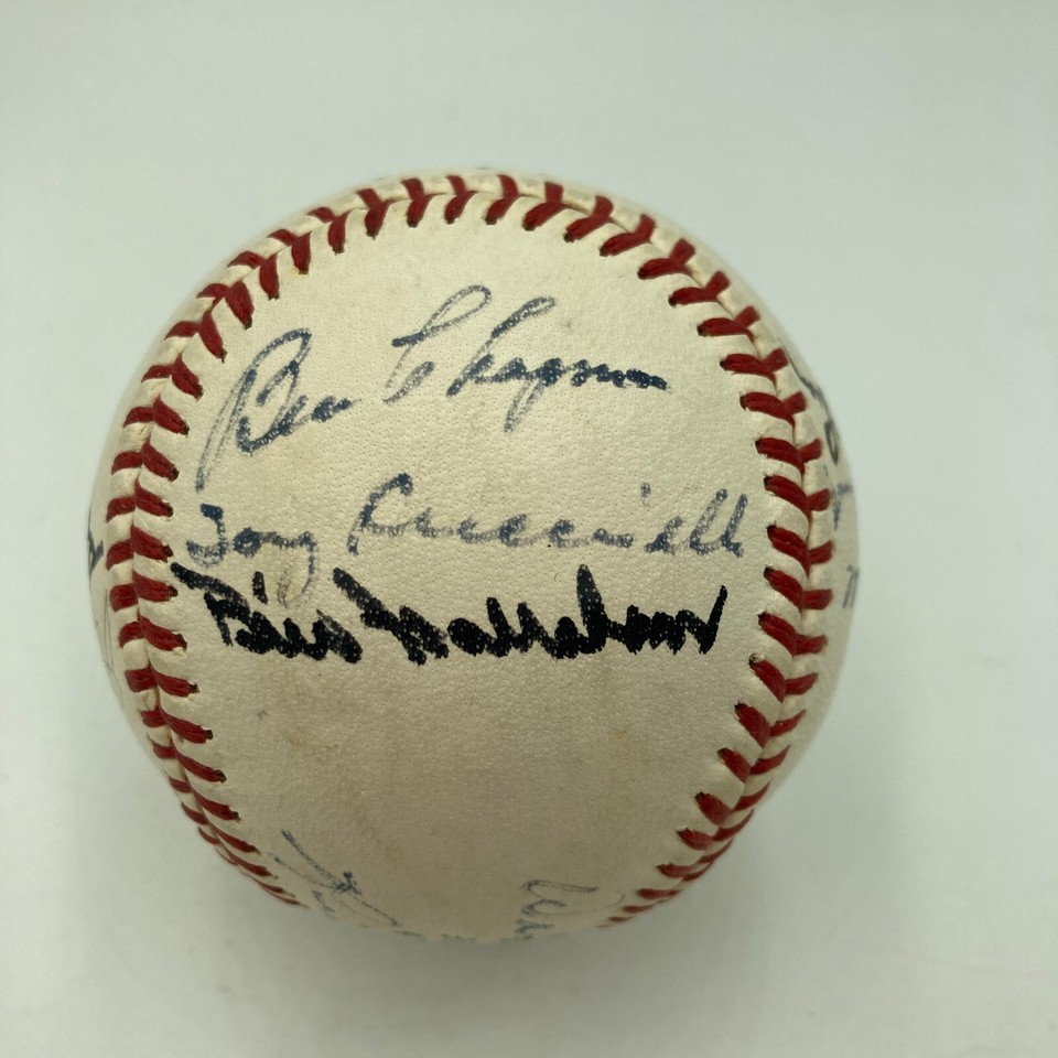 1933 Inaugural First Ever All Star Game Team Signed Baseball PSA DNA ...