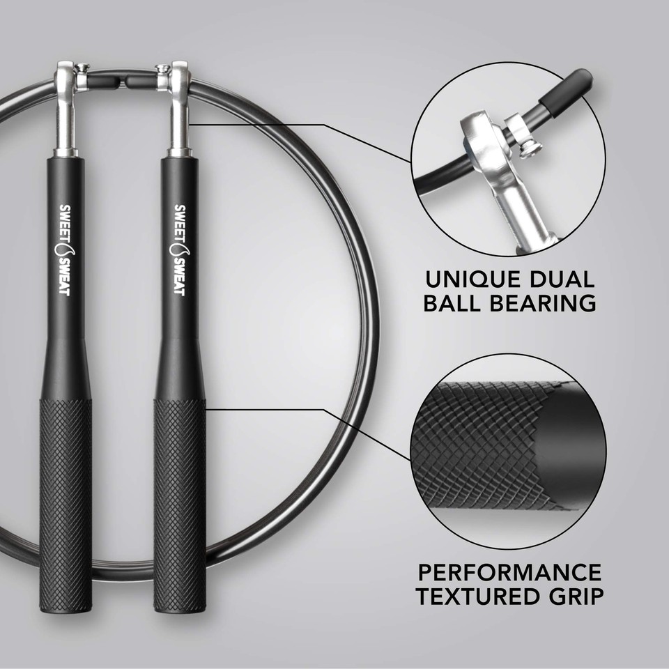 Performance Jump Rope - 10ft Adjustable Length for Fitness and Speed ...