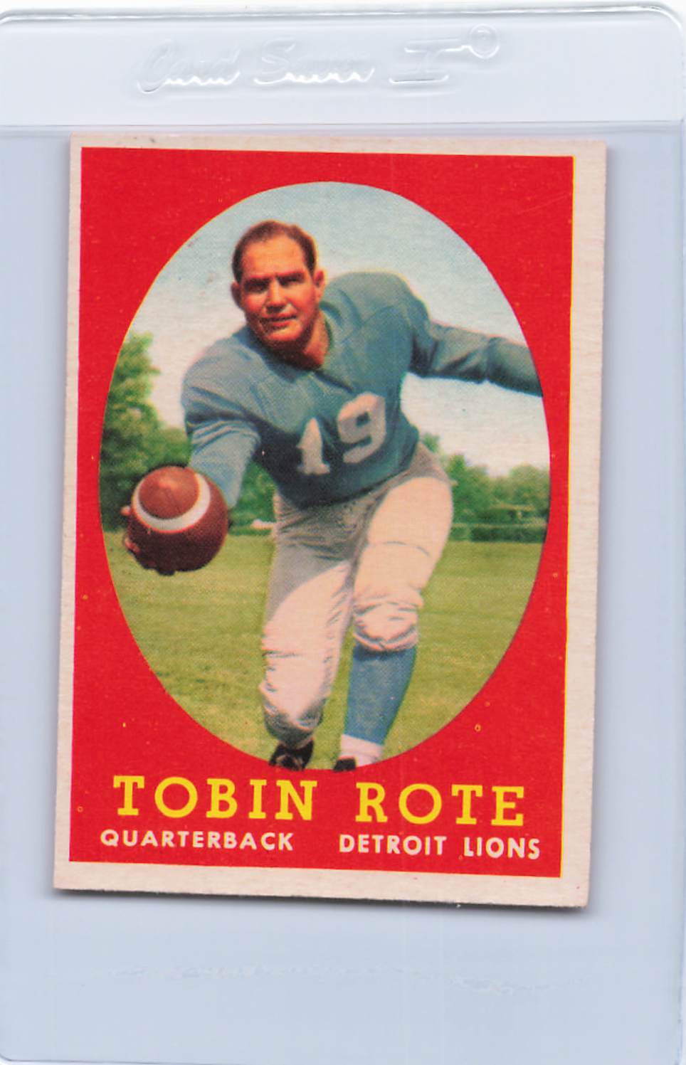 1958 Topps #94 Tobin Rote Lions EX/MT *DA8389 | eBay