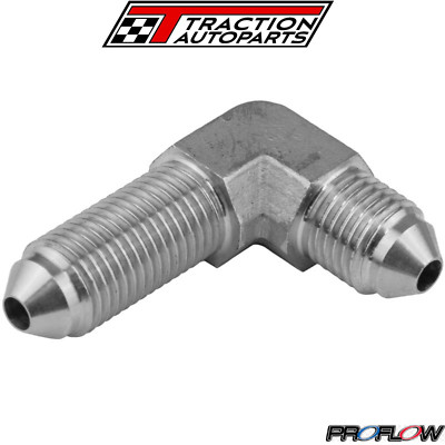 PFE323-03 Proflow Stainless Steel Hose End 90 Degree -03AN Bulkhead ...