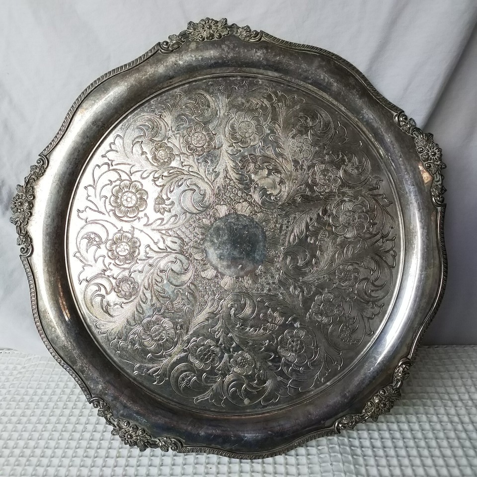 English Viners of Sheffield Silver plated Alpha Plate 1836 | eBay UK