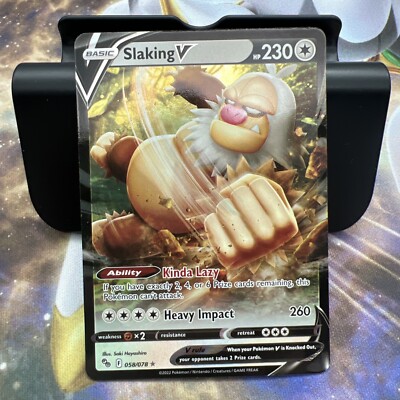 Pokémon TCG, Slaking V 058/078 - Pokemon GO | eBay