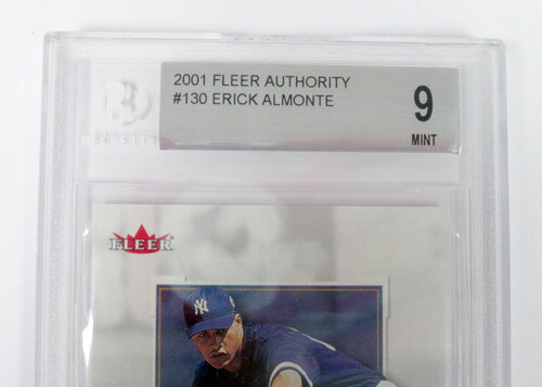 2001 Fleer Auth Baseball Card #130 Erick Almonte New York Yankees 9 ...