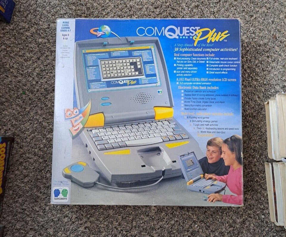 Vintage ComQuest Plus Computer Laptop (Read Desc) | eBay