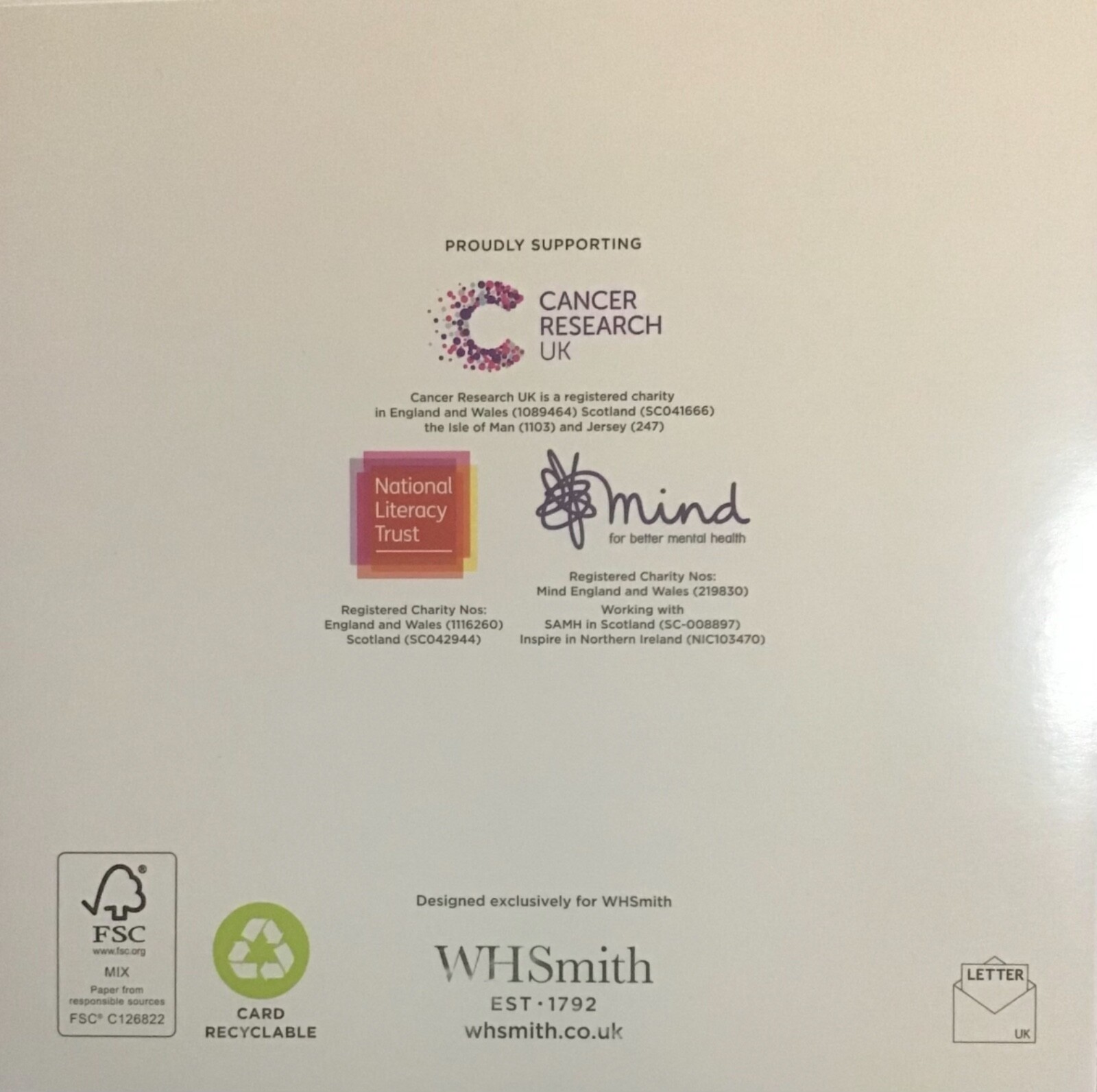 CHARITY CHRISTMAS CARD ‘12 DAYS OF CHRISTMAS’ ~ SINGLE CARD ~ EX ...