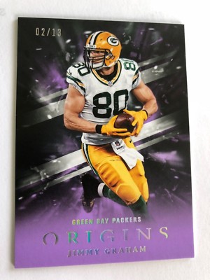 Jimmy Graham 2018 Panini Origins Purple First of the Line FOTL #02/13 ...