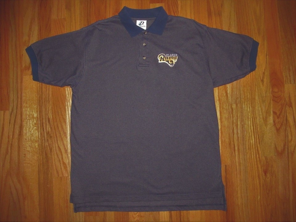 St. Louis Rams, Large, S/S Polo Shirt, Excellent Condition (photo ...