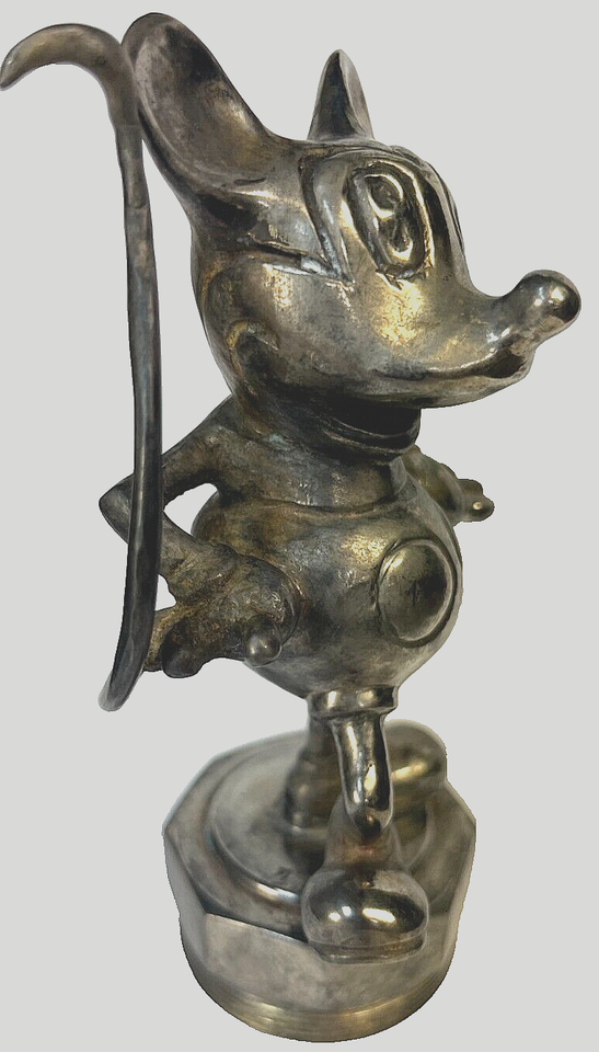 DISNEY MICKEY MOUSE AUTOMOBILE MASCOT RADIATOR CAP 1920s MODEL T FORD ...