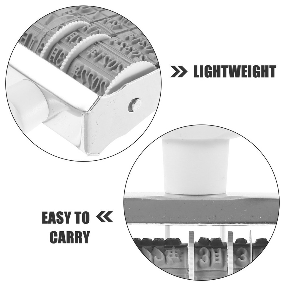 Portable Date Stamp Handle Date Stamper Convenient Rolling Date Stamper ...