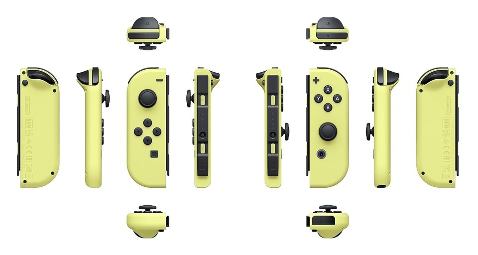 Joy-Con (L)/(R) - Pastel Pink/Pastel Yellow (Nintendo Switch) (US ...