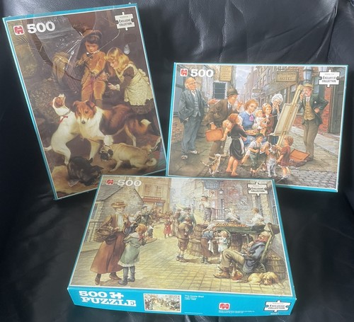 WHSMITH 3 X 500 PIECE JIGSAWS ONE FACTORY SEALED 100% COMPLETE AND ...