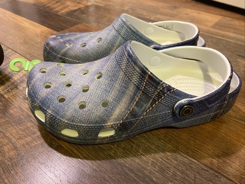 New Unisex Clogs Crocs Classic Denim Clog | eBay