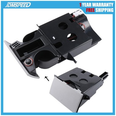 Fit VW T5 Transporter Ashtray Cup Coin Holder Dual Drink Grey RHD ...