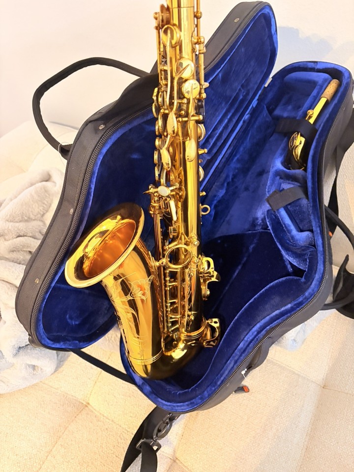 Selmer-Reference 54-Honey Gold Lacquer-Alto Saxophone-Protec Case-Pad ...