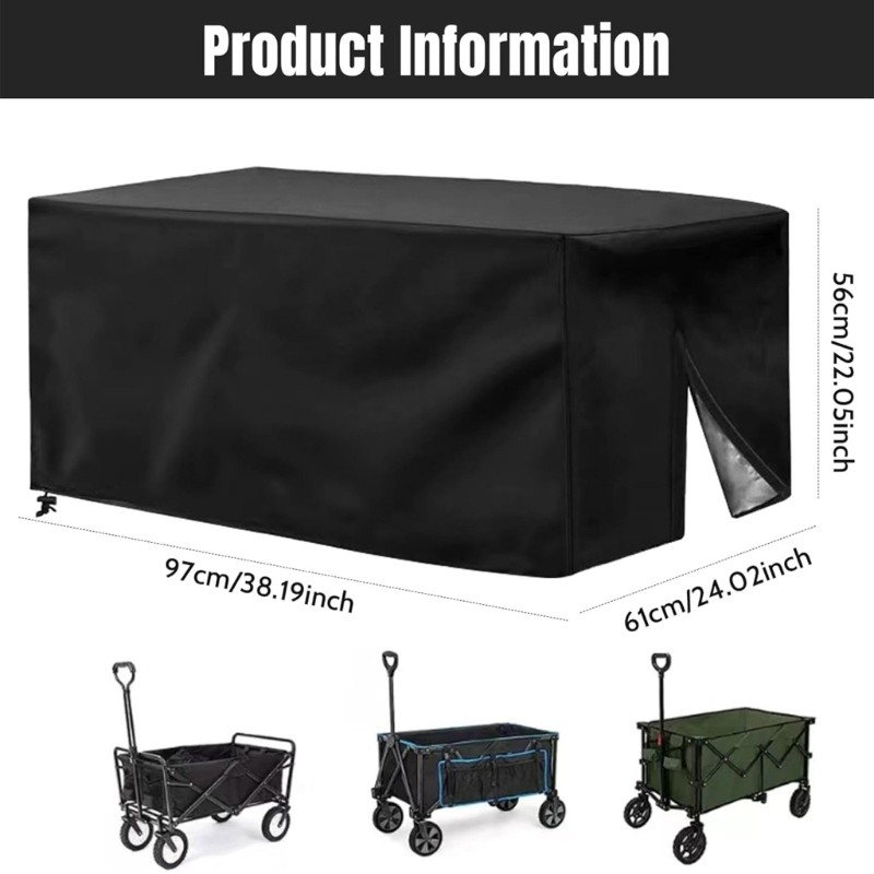 UV Resistant Trolley Cart Cover Protection Guard Compact Foldable ...