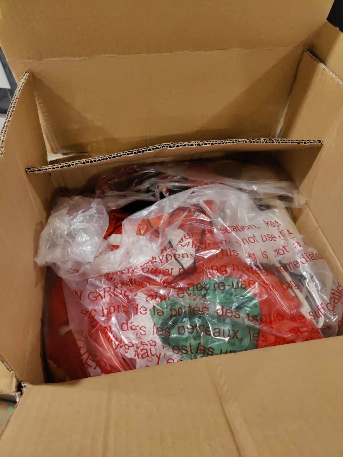 Gemmy 13Ft Long Santa's Sleigh w/ Raccoons Christmas Inflatable Outdoor ...