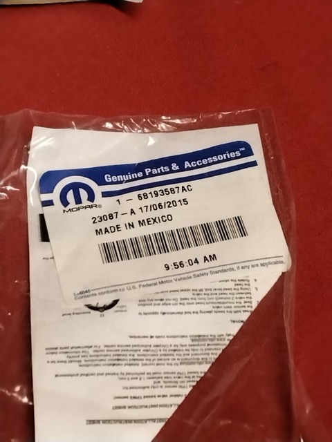 Tire Valve Stem Set Mopar 68193587AC for sale online | eBay