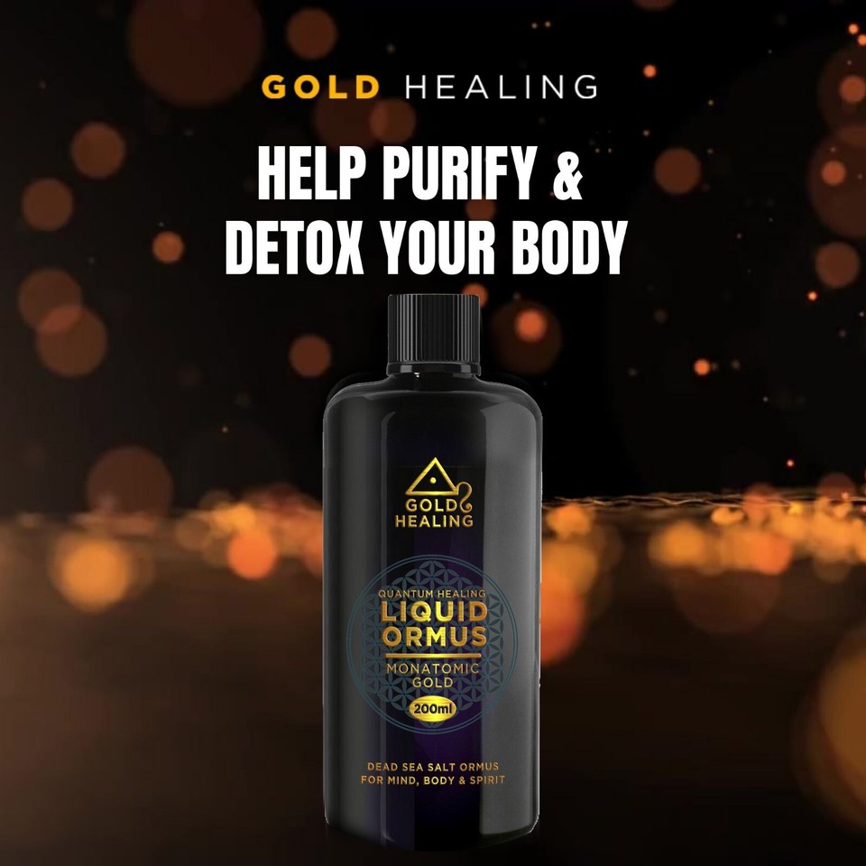 Gold Healing Monatomic Gold Ormus Liquid - 200ml, MANA, MUFKUTZ - Made ...