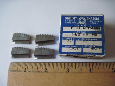 Geometric Die Head Thread Chasers 1" SJ O'Hanging for 1-1/2"-8 NS Cast ...