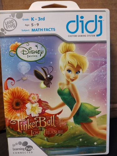 Leap Frog Didj Game Cartridge Disney TinkerBell Lost Treasure Math K ...