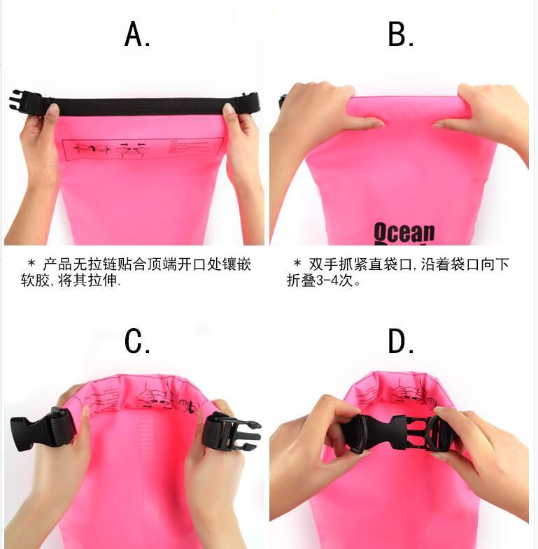 Ocean Pack Waterproof Storage Dry Bag Pouch for Boating Kayaking Hiking ...