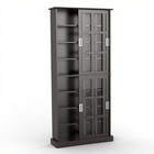Set of 2 Media Cabinet and Rack in Espresso | eBay