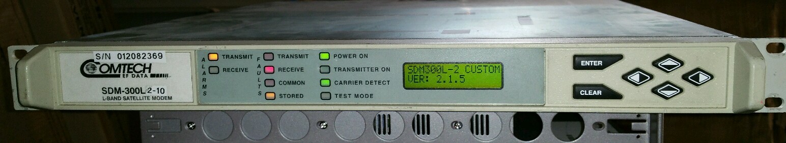 EF Data (Comtech) SDM-300L Satellite Modem | eBay