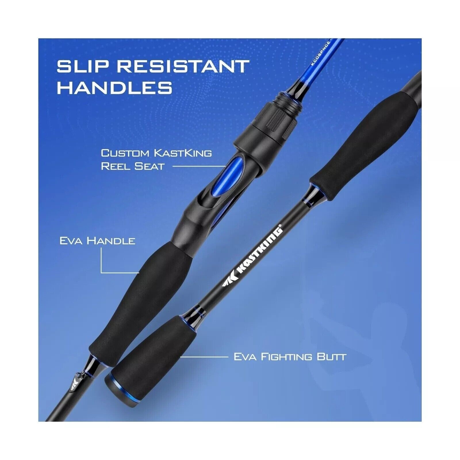 KastKing Progressive Glass Spinning Rod | 7'0" Medium - 2 Piece | eBay