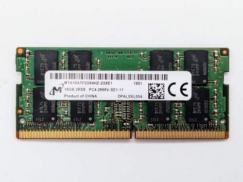MICRON 16GB 2Rx8 PC4-2666V-SE1-11 MTA16ATF2G64HZ-2G6E1 RAM Memory | eBay