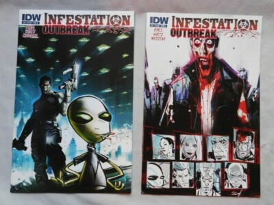 IDW Comics Infestation Outbreak #1 & #2 | eBay Australia