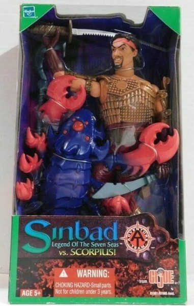 2002 Hasbro Gi Joe Sinbad Legend of 7 Seas VS Serpens Action Figure for ...