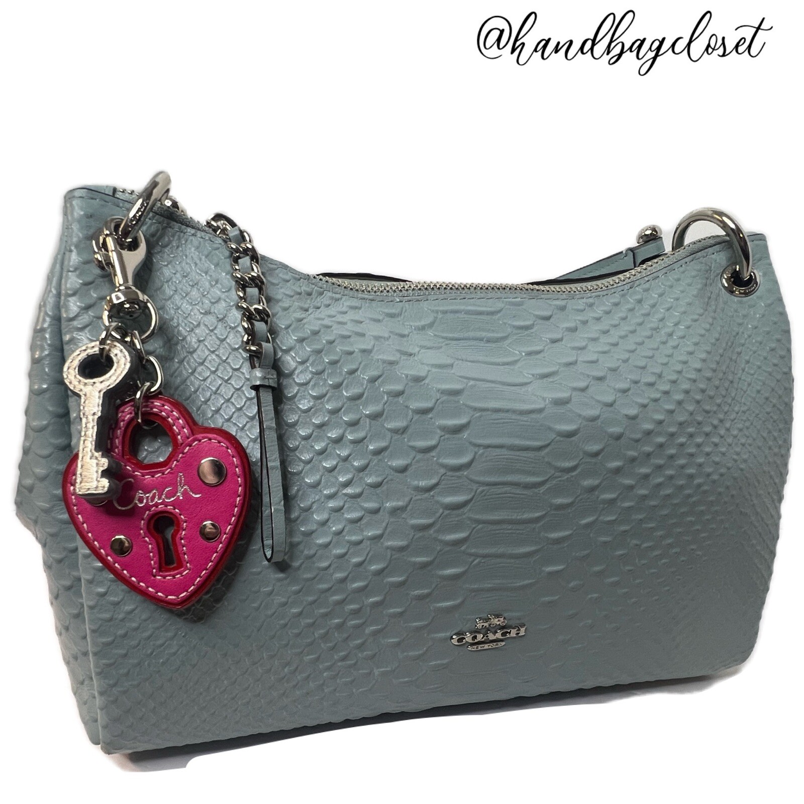 Coach Lock and Key Vintage Leather Keychain Key Charm | eBay