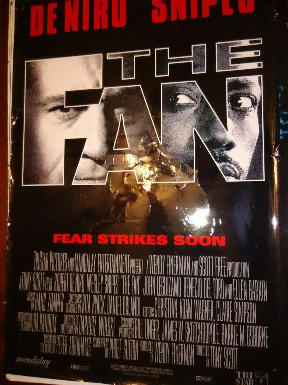 THE FAN Movie Poster Theater Double-Sided Mirror Glossy 27" x 40 ...